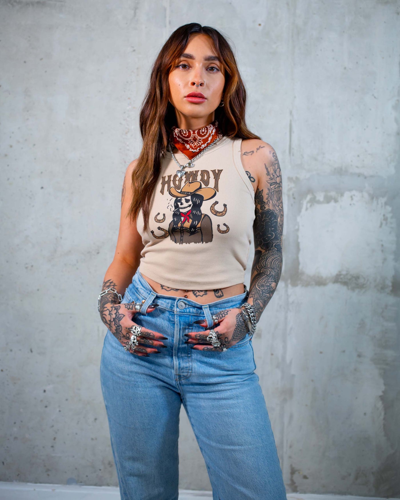 Howdy Tank Top | Sleazy Rider